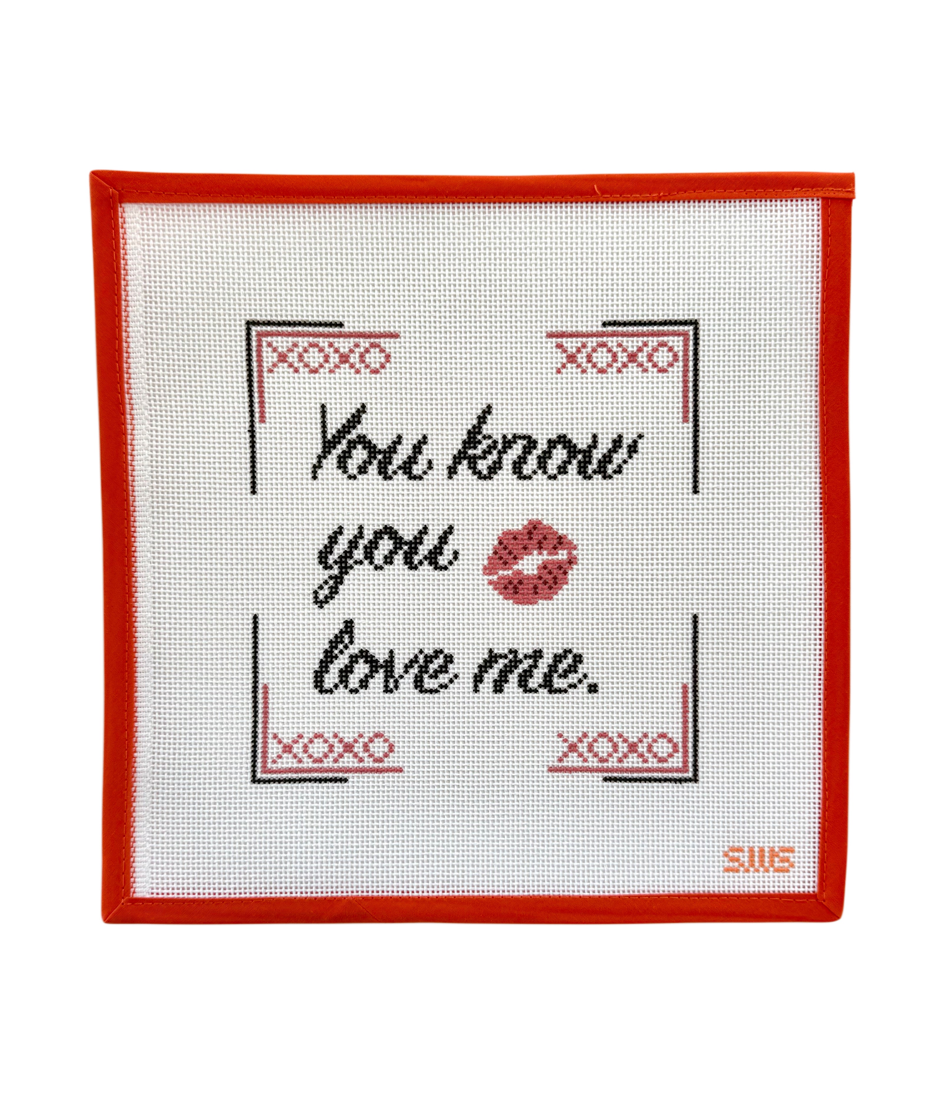 You Know You Love Me Destination Needlepoint