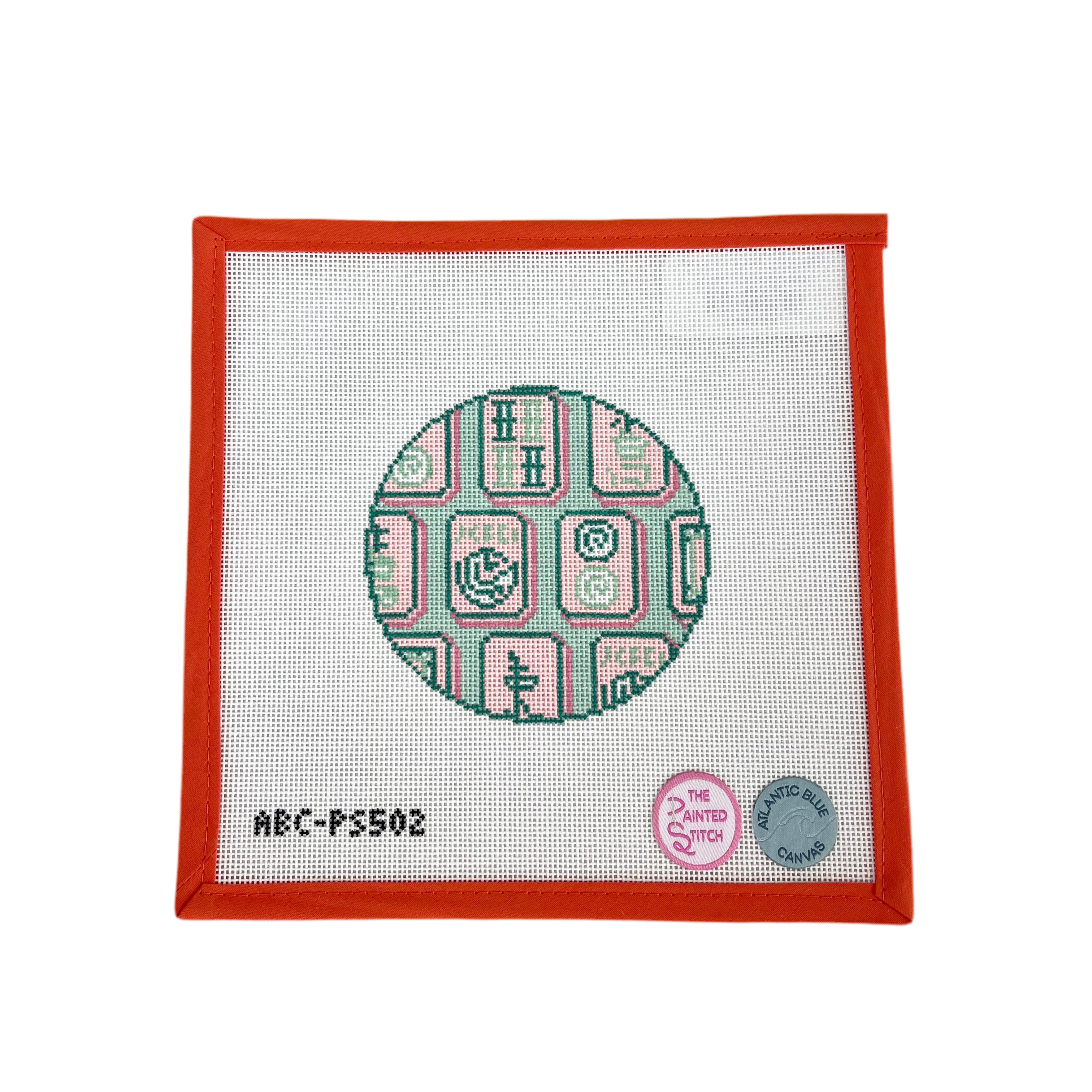 Mahjong Tiles - Round – Destination Needlepoint