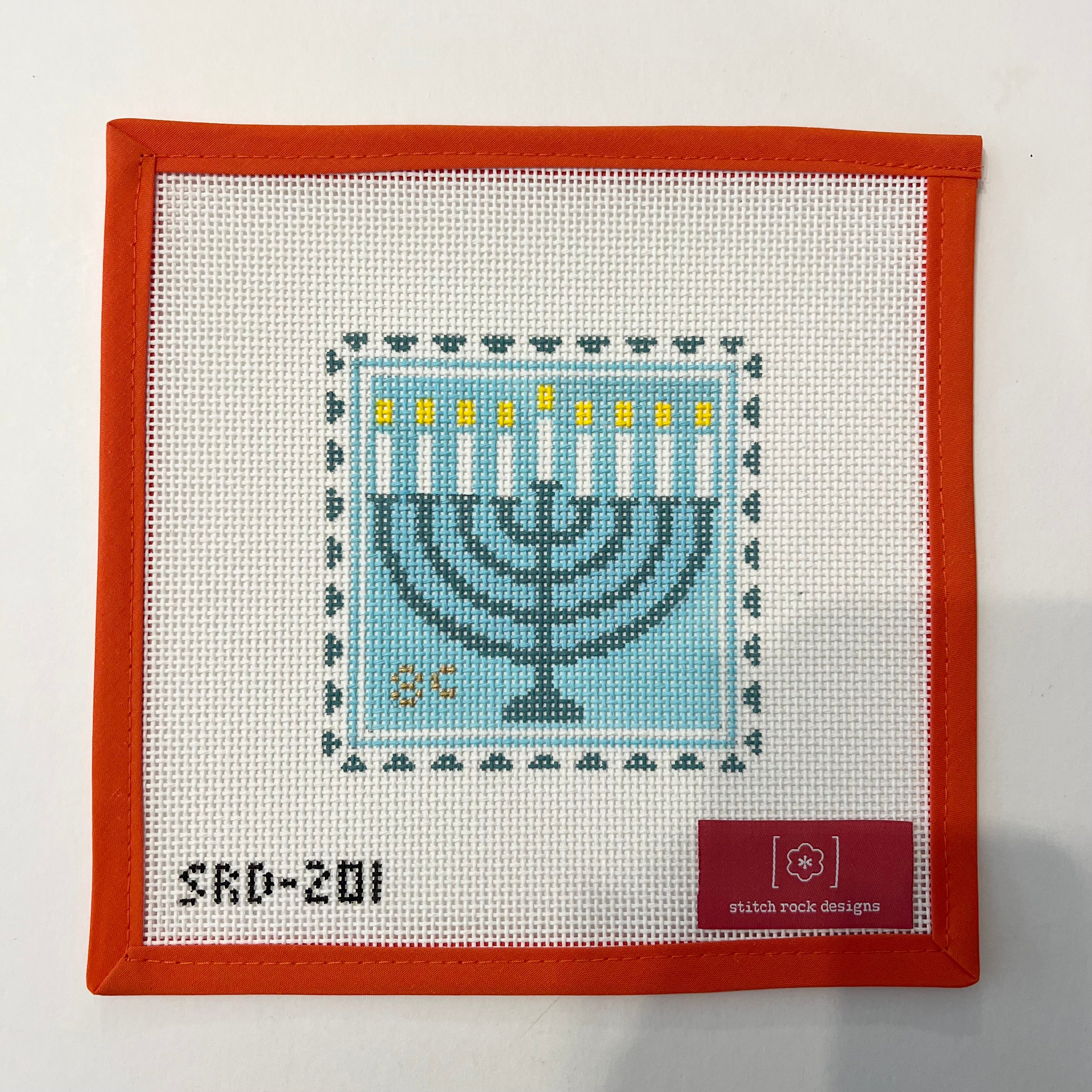 Menorah Stamp – Destination Needlepoint